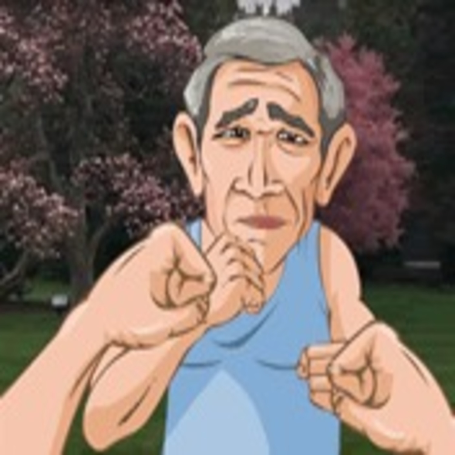 Boxe entre Bush et Kerry